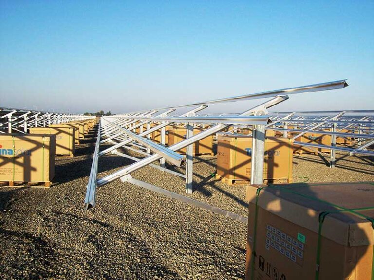 Solar Array Fence Installation - C & W Construction Specialties