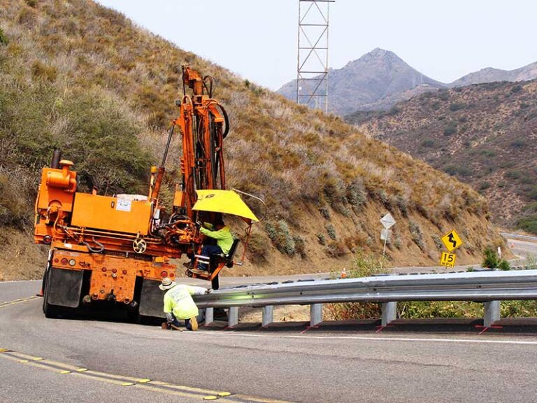 Guardrail Installation - C & W Construction Specialties